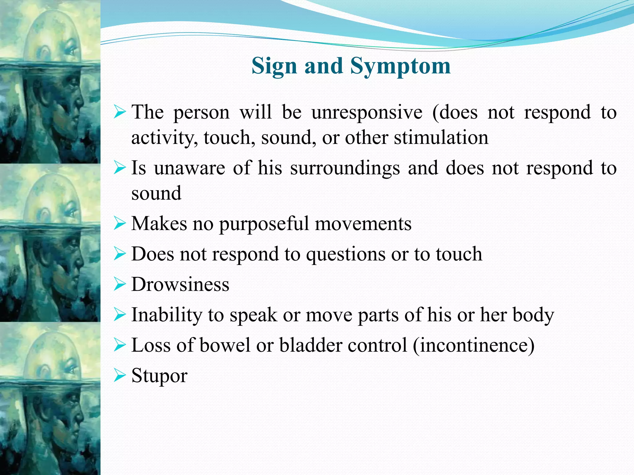 Care of an unconcious patient | PPTX