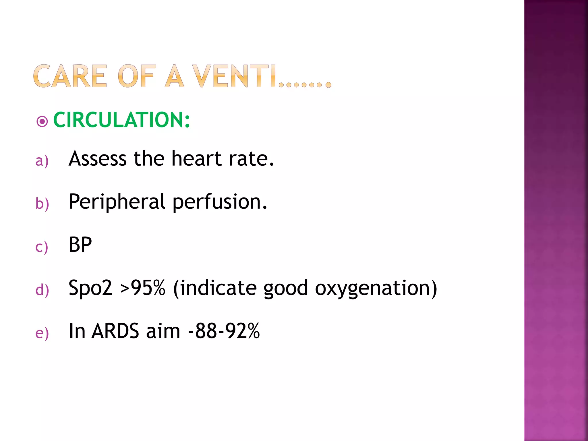 Care of a ventilated child | PPTX