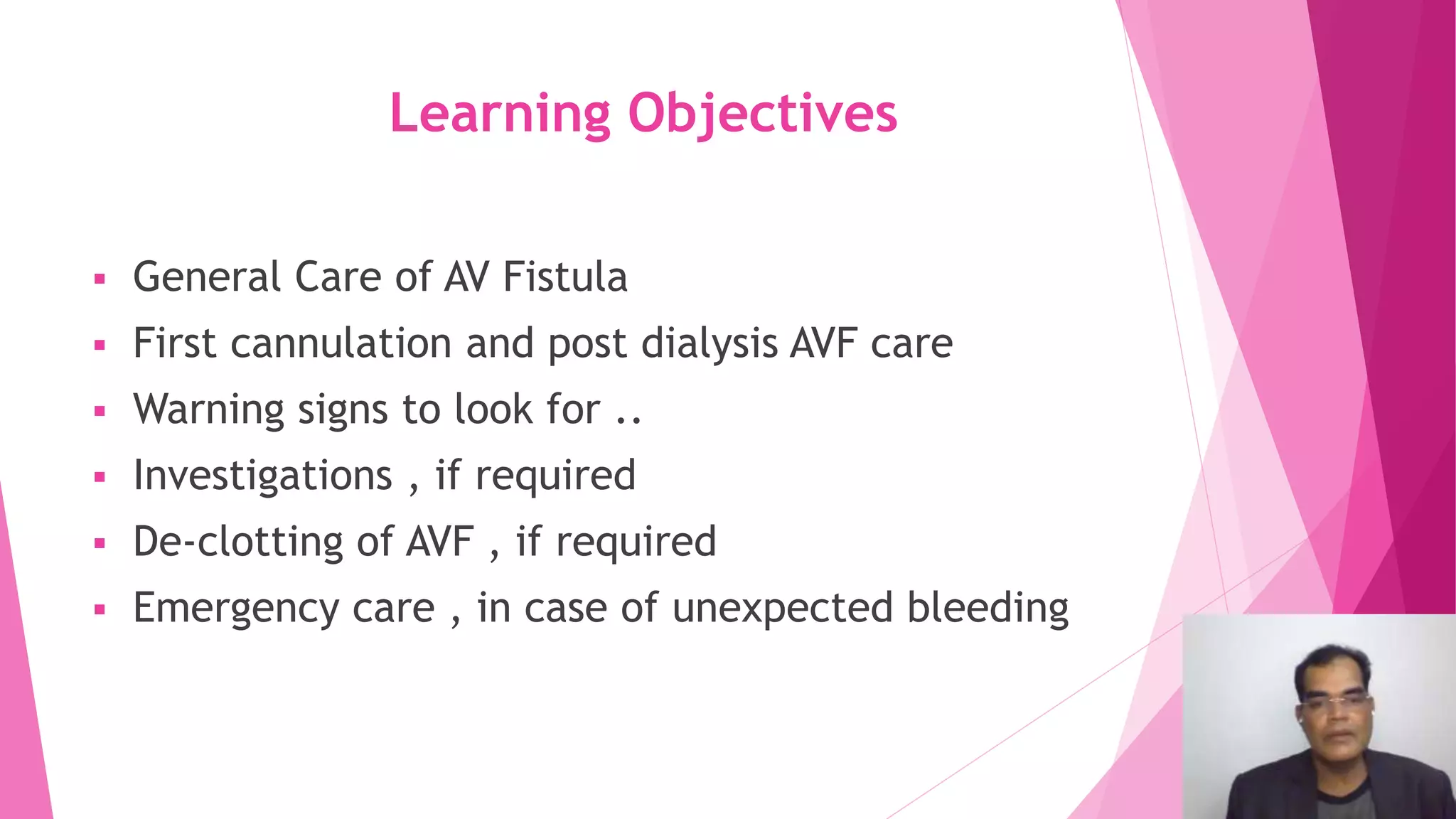 Care of AV Fistula (with explanation on download).pptx