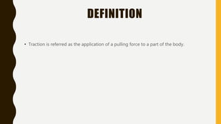 Care of bedridden patient [traction] | PPTX