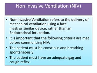 Care of child requiring long term ventilation | PPTX