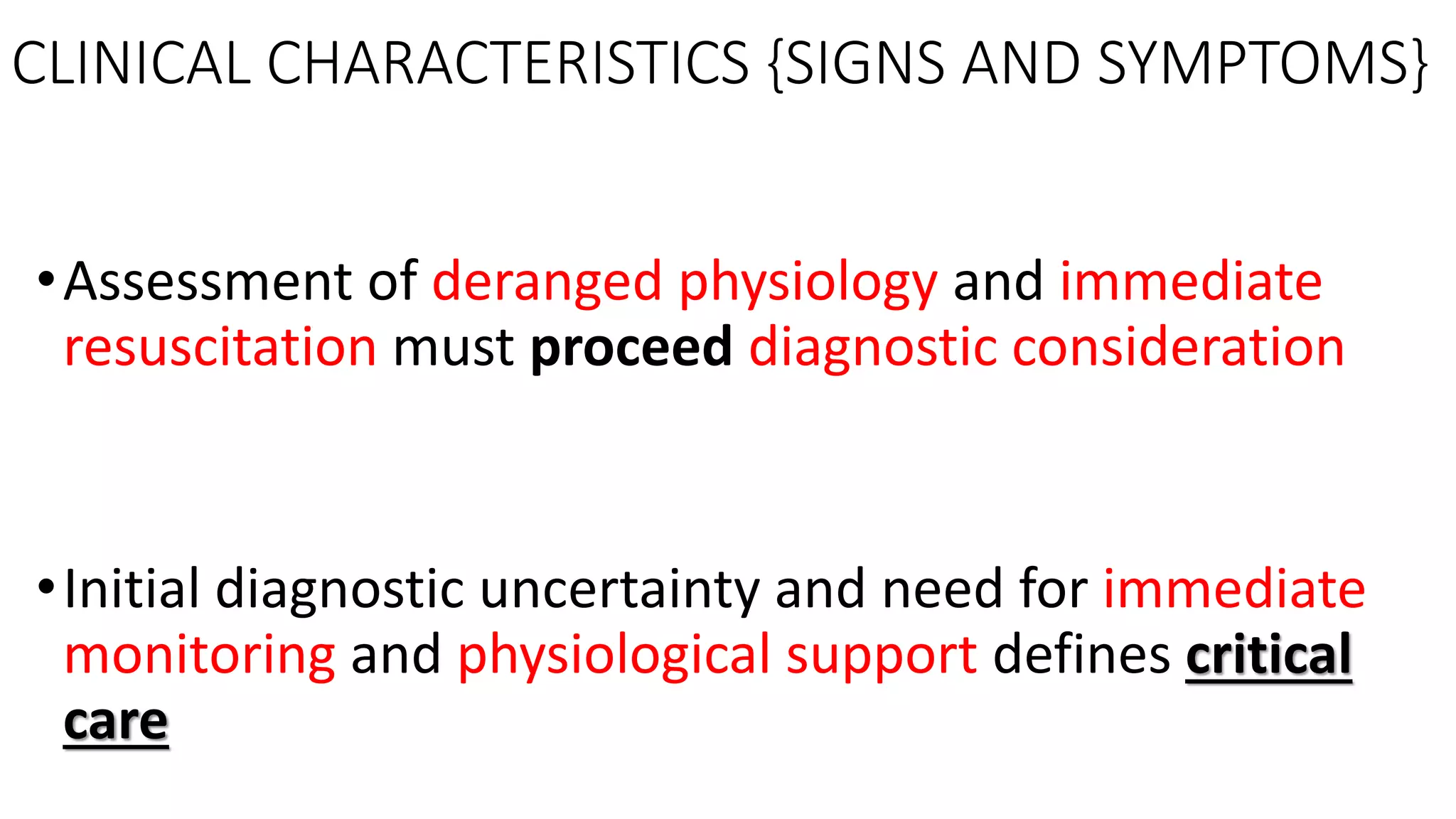 Care of critical ill patient | PPTX