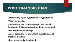 Care Of hemodialysis Patients .pptx
