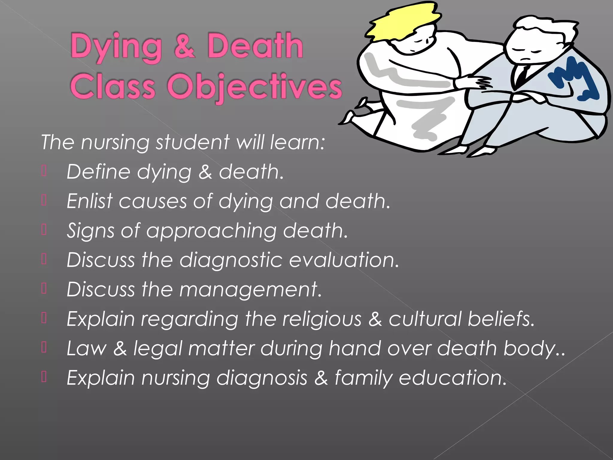 Care of dying and death | PPT