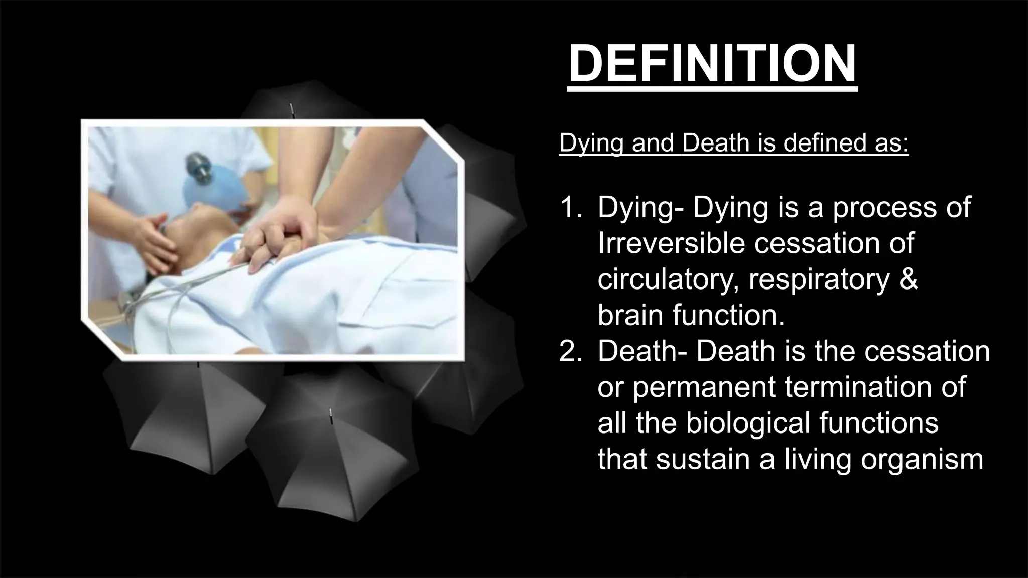Care of dying and death | PPTX