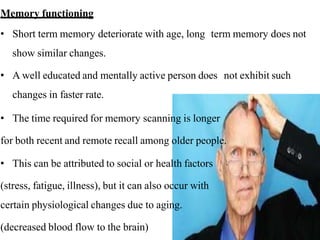 Care of Elderly - Medical Surgical Nursing | PPTX