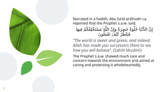 Care of Environment in Islam - Tadabbur.pptx