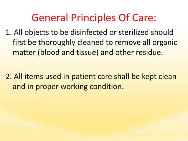 Care of equipments used in patient care | PPTX