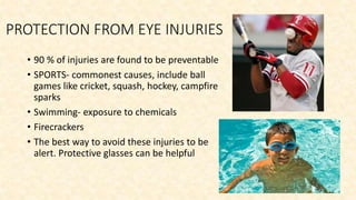 Care of eyes | PPTX