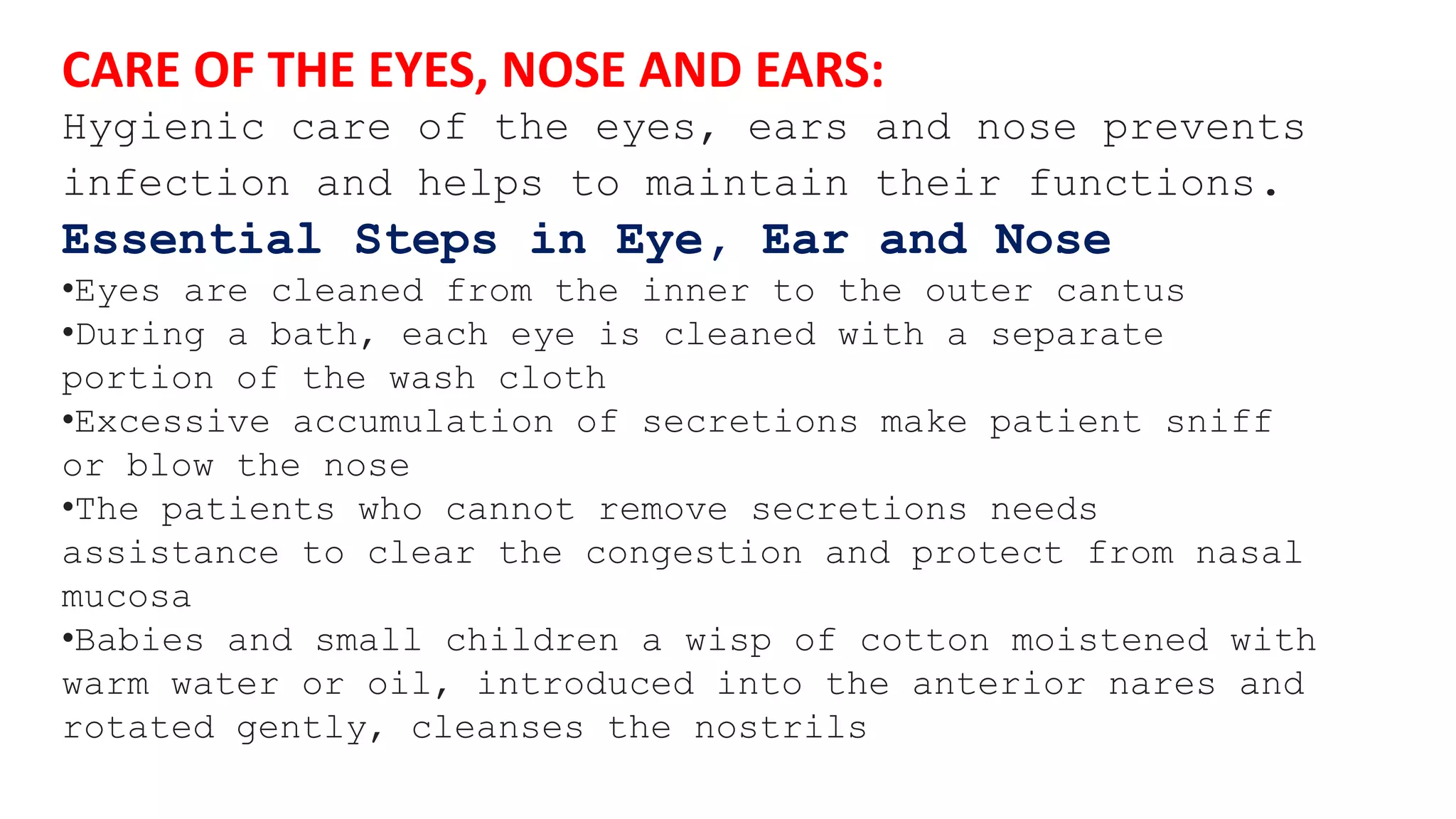 care of eyes ,ears ,nose..pptx