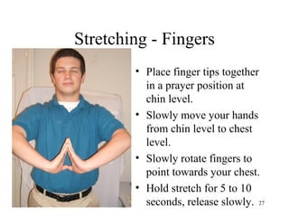 Care Of Hands And Arms For Computer Users | PPT