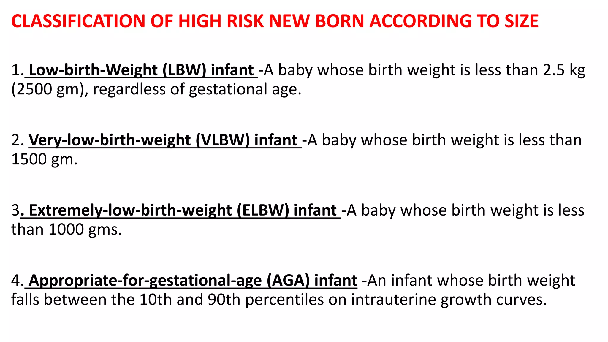 Care of high risk new born | PPTX