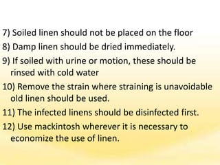 Care of linen | PPTX