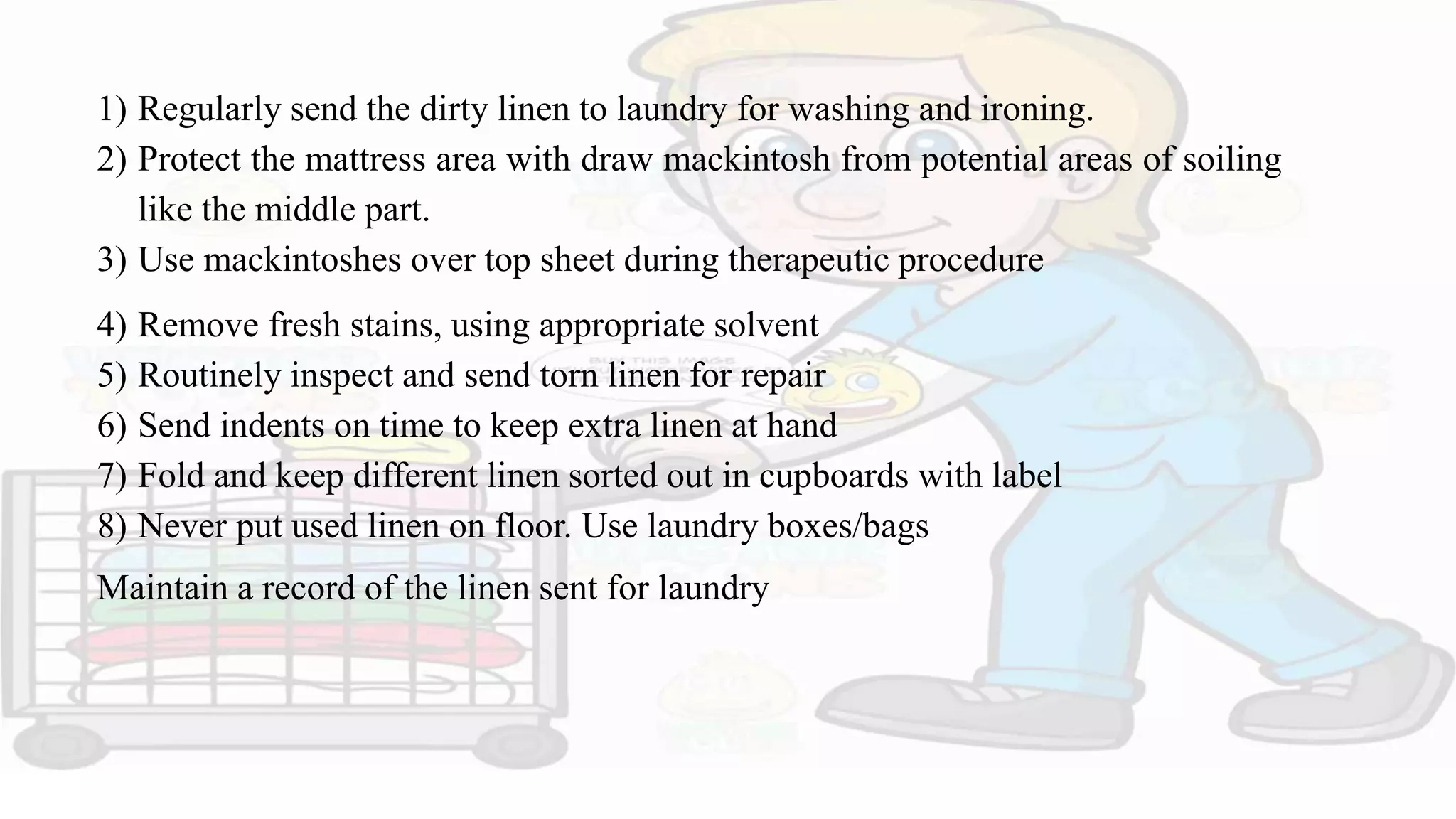 Care of linen | PPTX