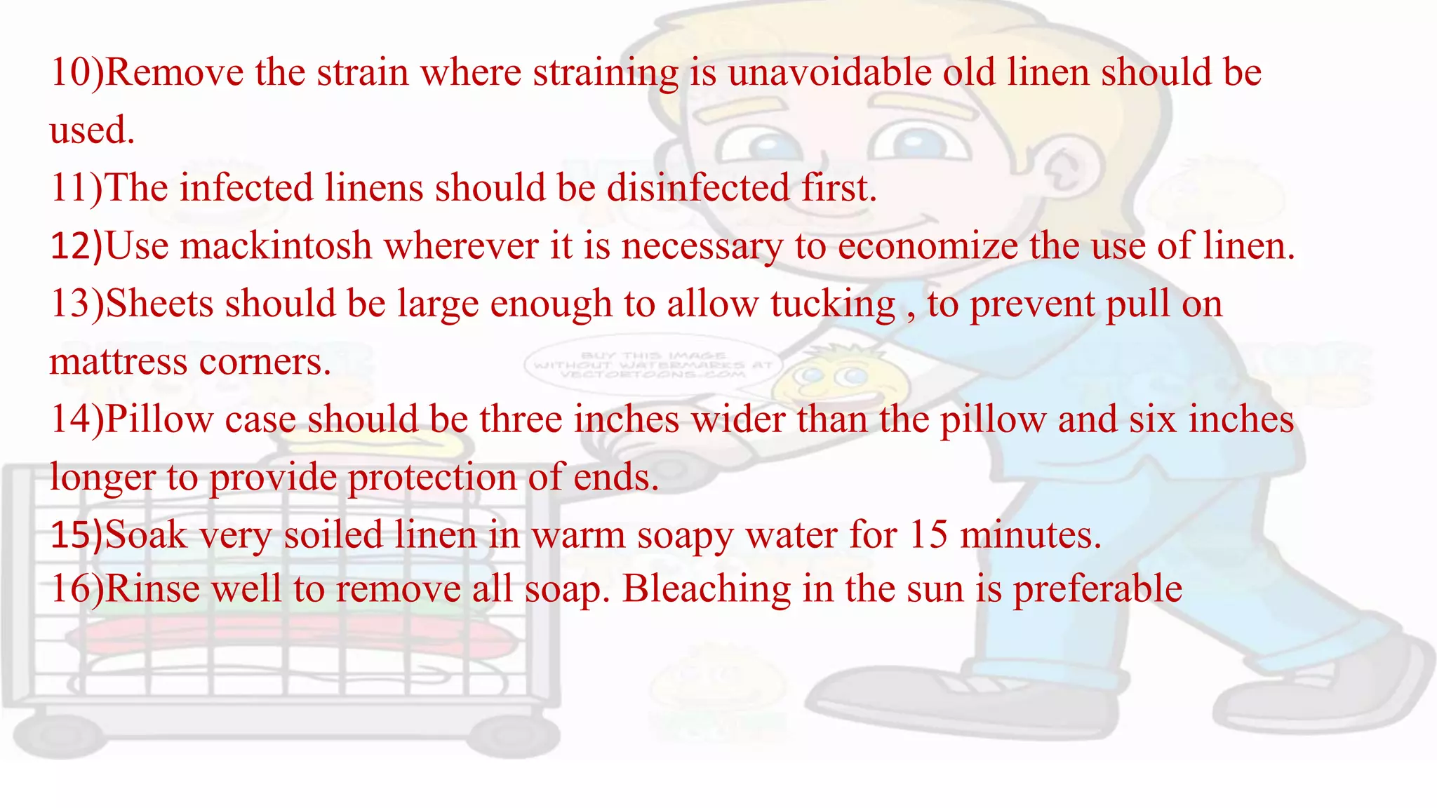 Care of linen | PPTX