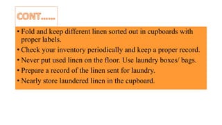 care of linen.pptx