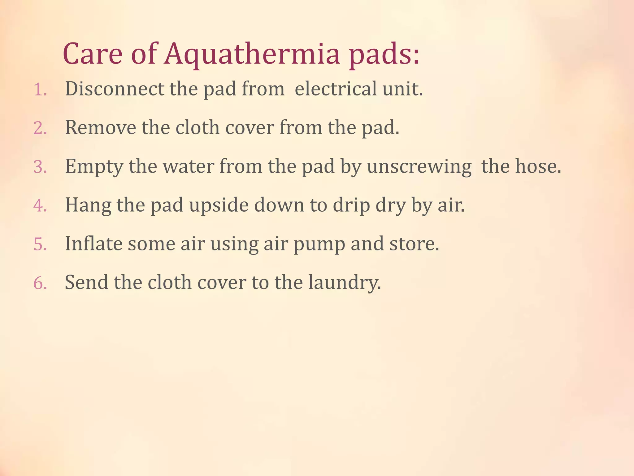 Care of linens, rubber goods,glasswares | PPTX