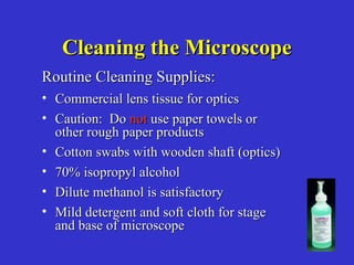 Care of microscope | PPT