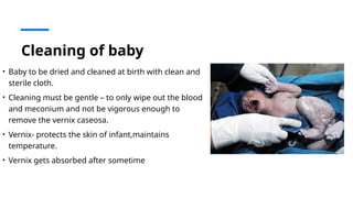 Care of newborn related to community medicine | PPTX