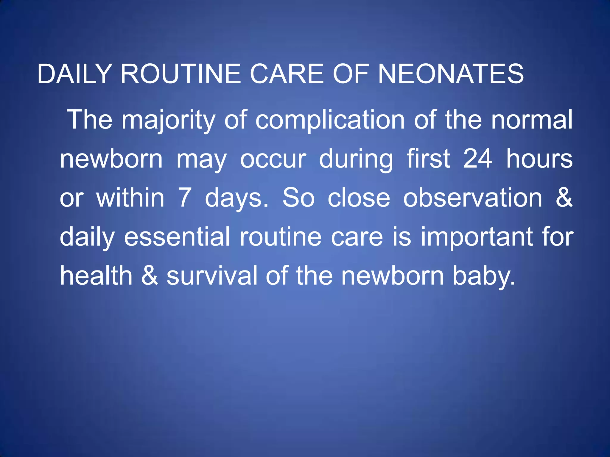 Essential care of newborn | PPTX