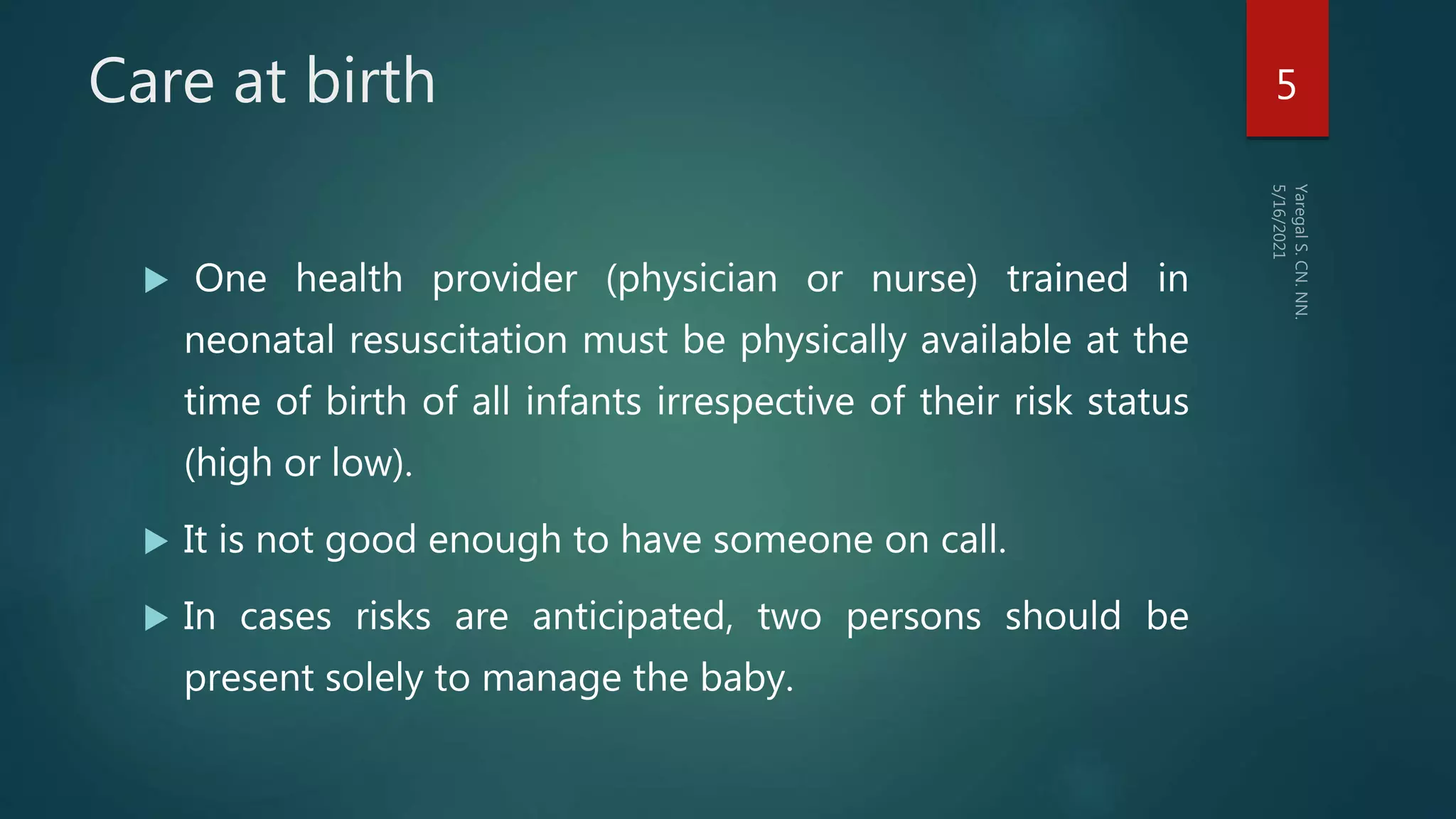 Care of normal neonate | PPTX