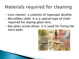 Care of Ophthalmic lenses.pptx