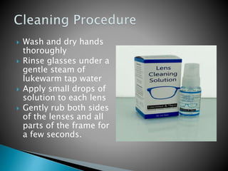 Care of Ophthalmic lenses.pptx | Eye and Vision Conditions | Diseases ...