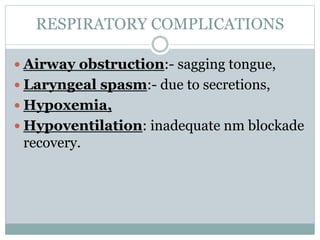 Care of patient in pacu including post operative | PPTX