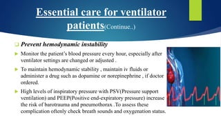 Care of patient on mechanical ventilator.pptx