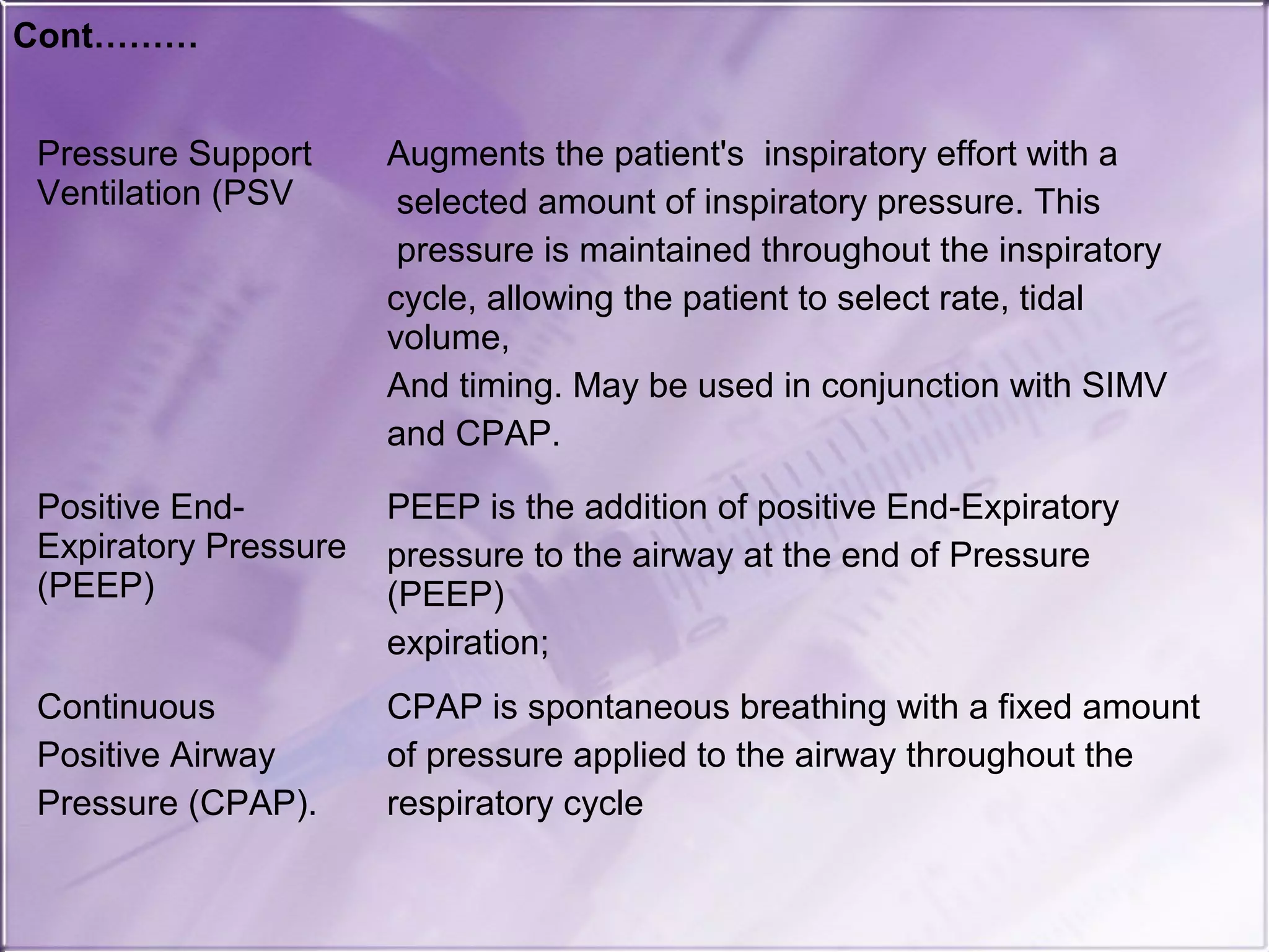 Care of patient on ventilator | PPT