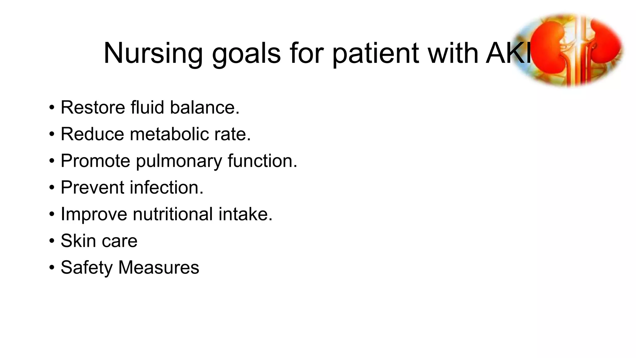 Care of patients with aki | PPTX