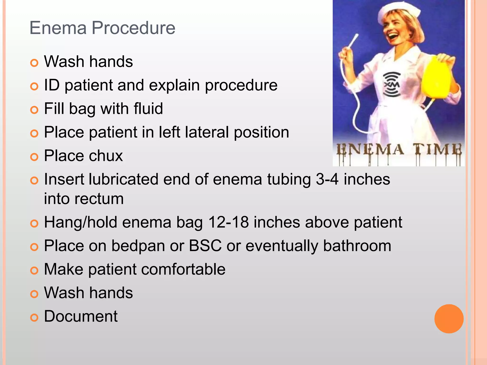 Care of patients with elimination needs | PPTX