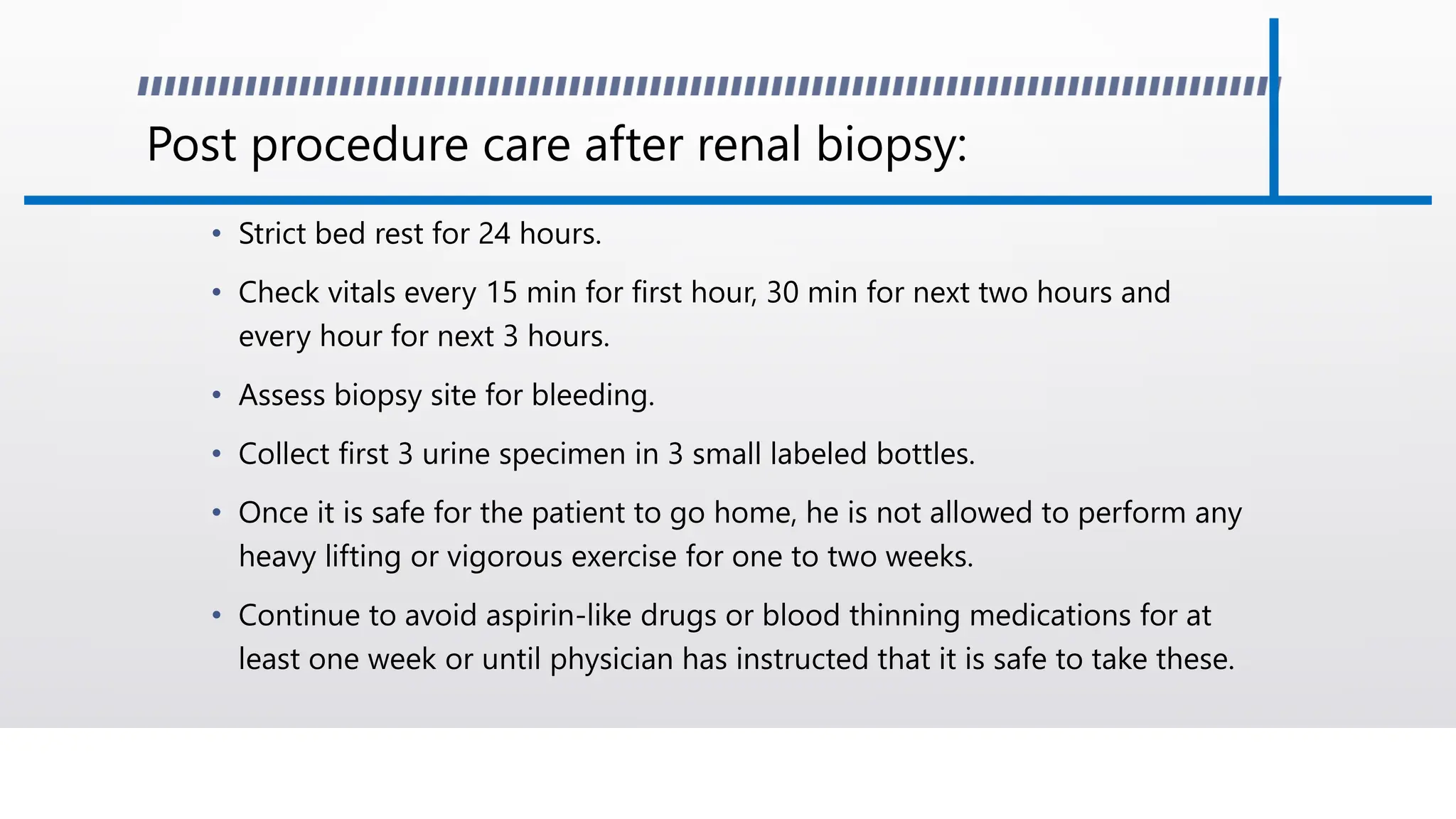 Care of patients with renal biopsy and IVPpptx | PPTX