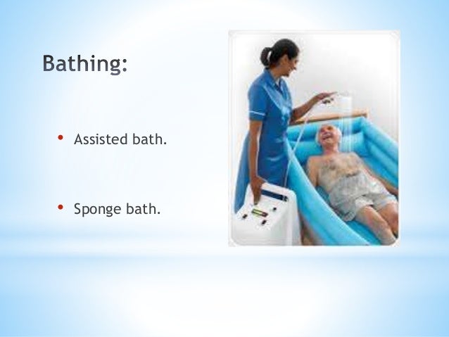 Care of patient with bedriddent