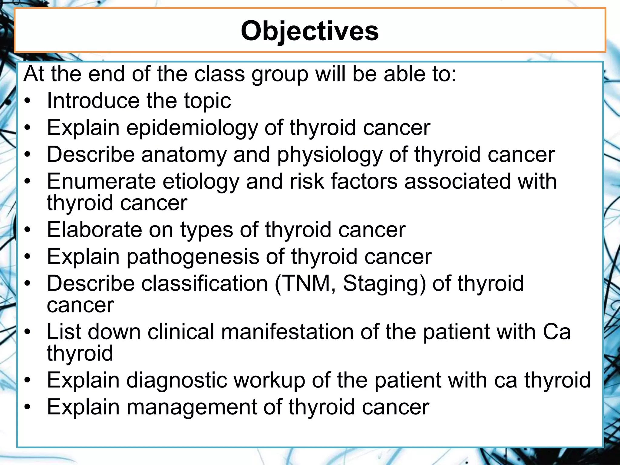 Care of patient with cancer thyroid and parathyroid | PPT