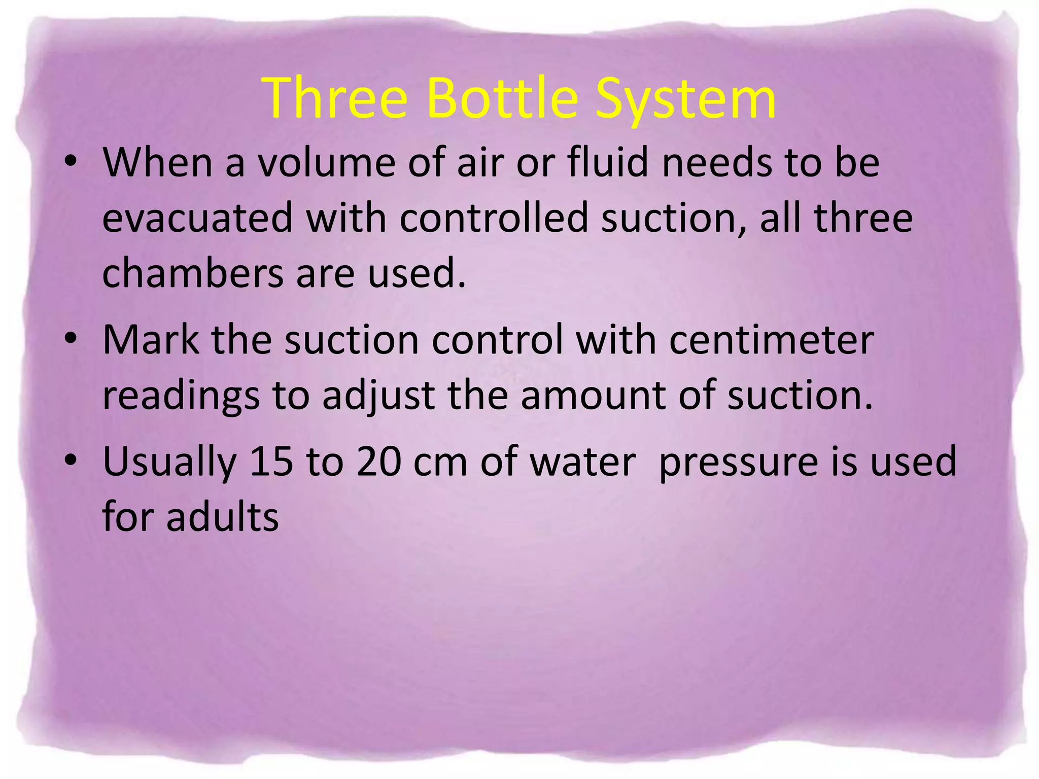 Care of patient with chest drainage system | PPTX
