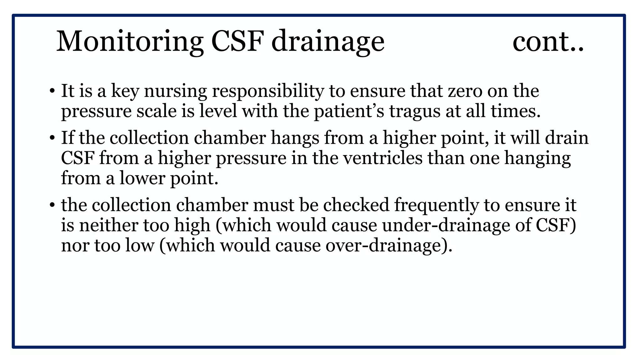 Care of patient with external ventricular drain | PPTX