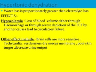Care of patient with fluids and electroluytes | PPTX