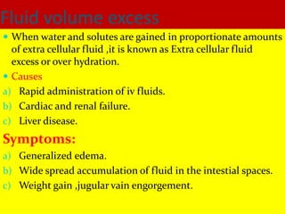 Care of patient with fluids and electroluytes | PPTX