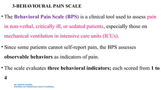 CARE OF PATIENT WITH PAIN. pptx | PPTX