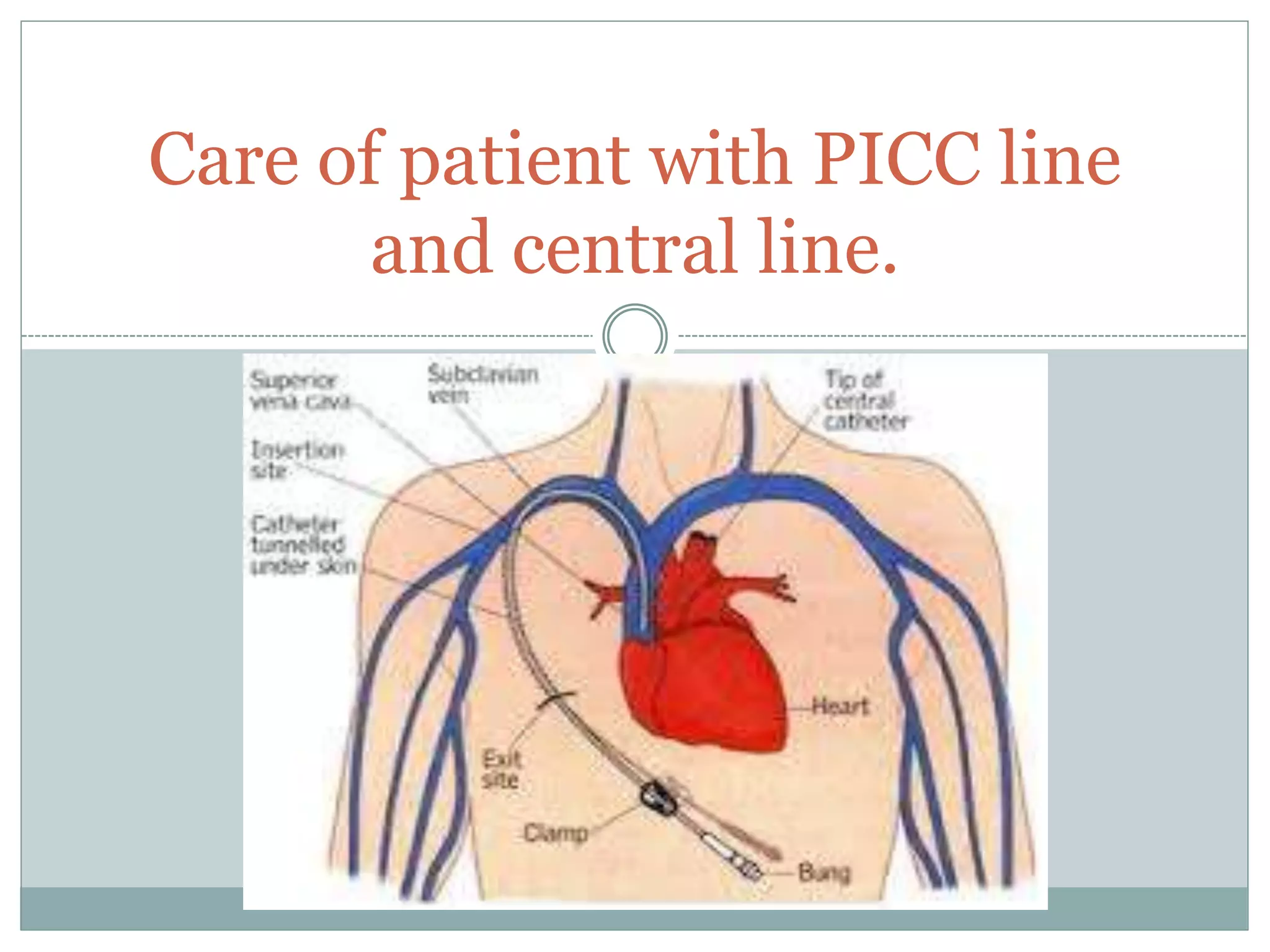 Care of patient with PICC line and central.pptx