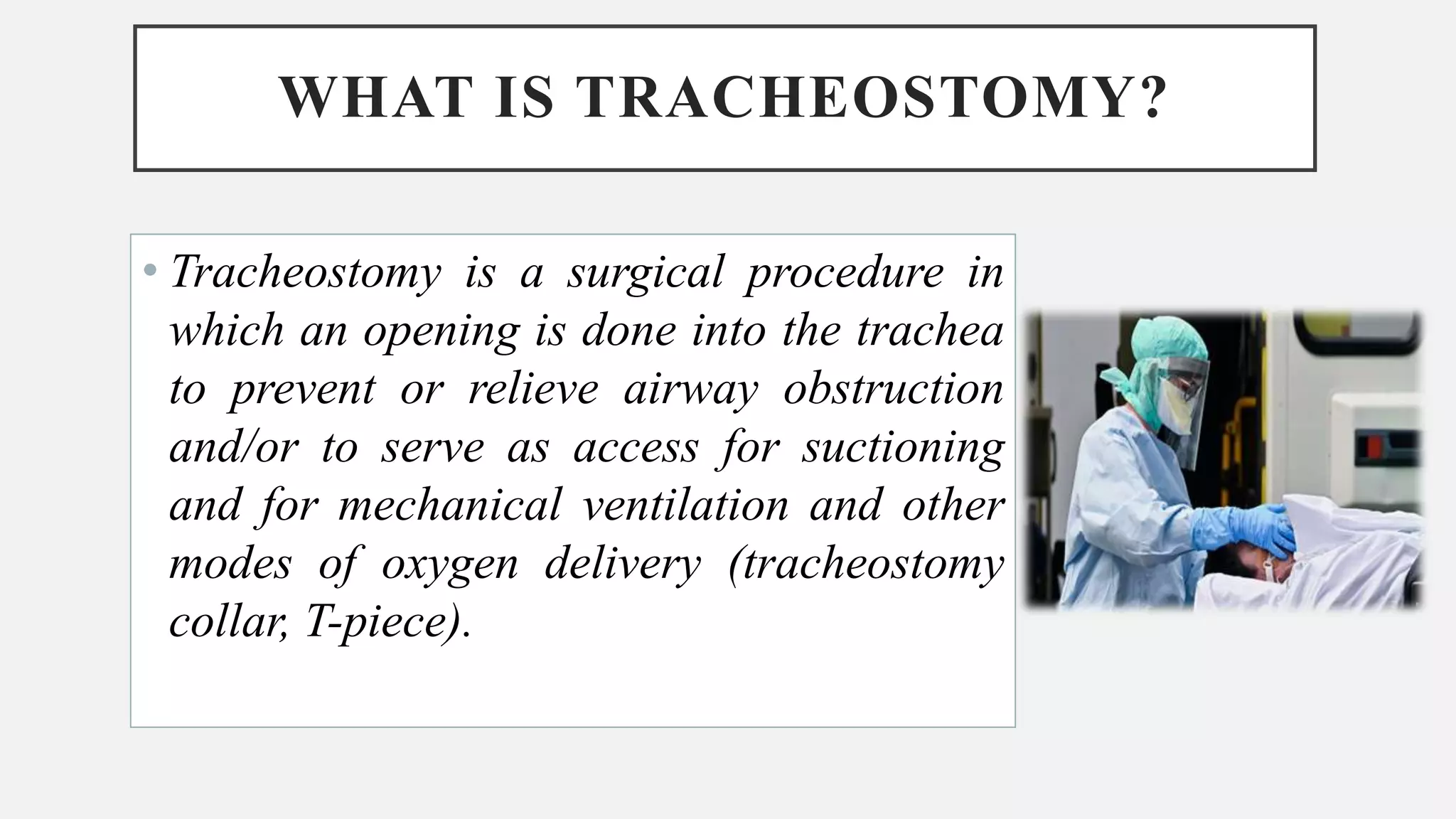 Care of patient with tracheostomy | PPTX