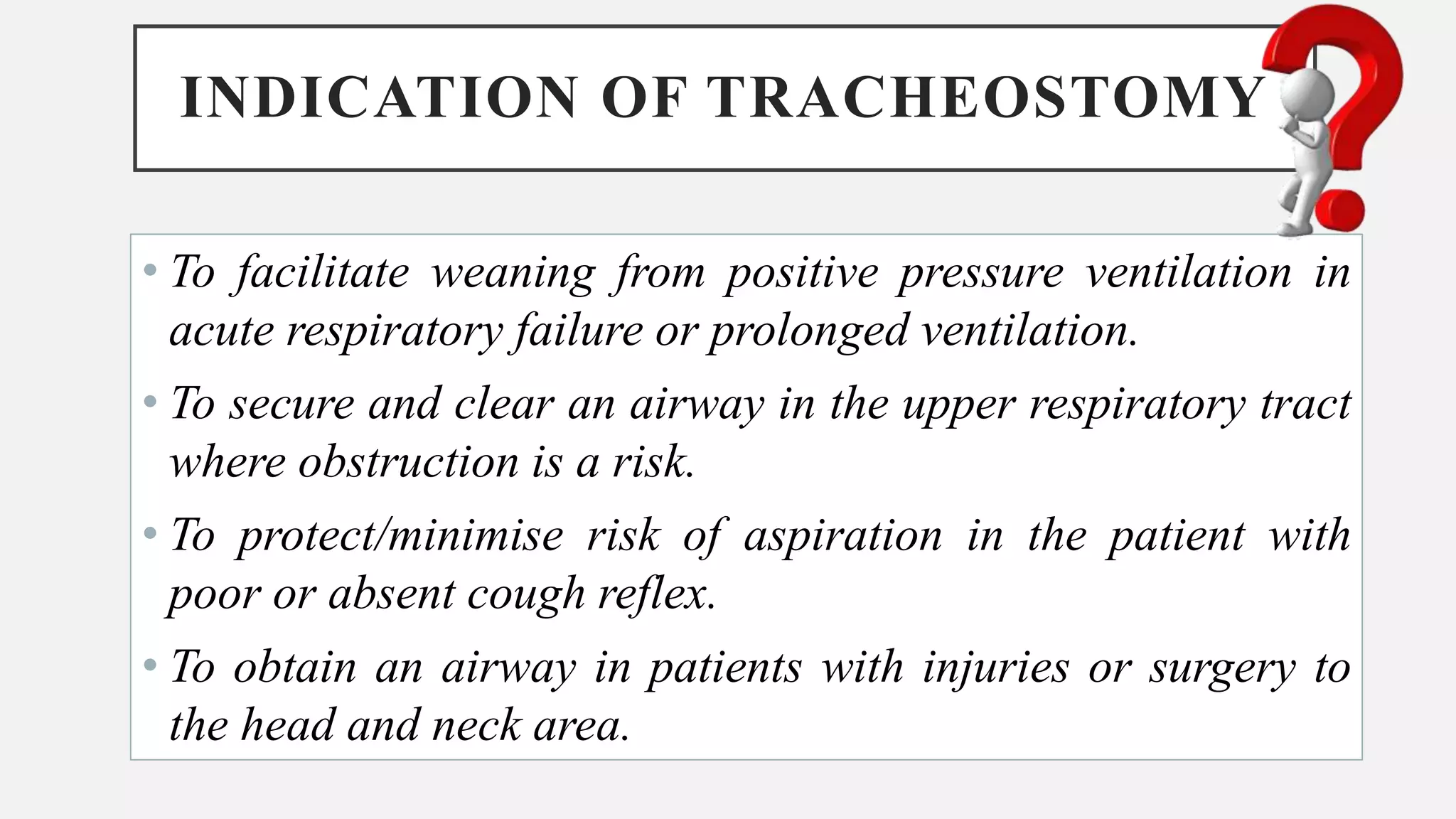 Care of patient with tracheostomy | PPTX