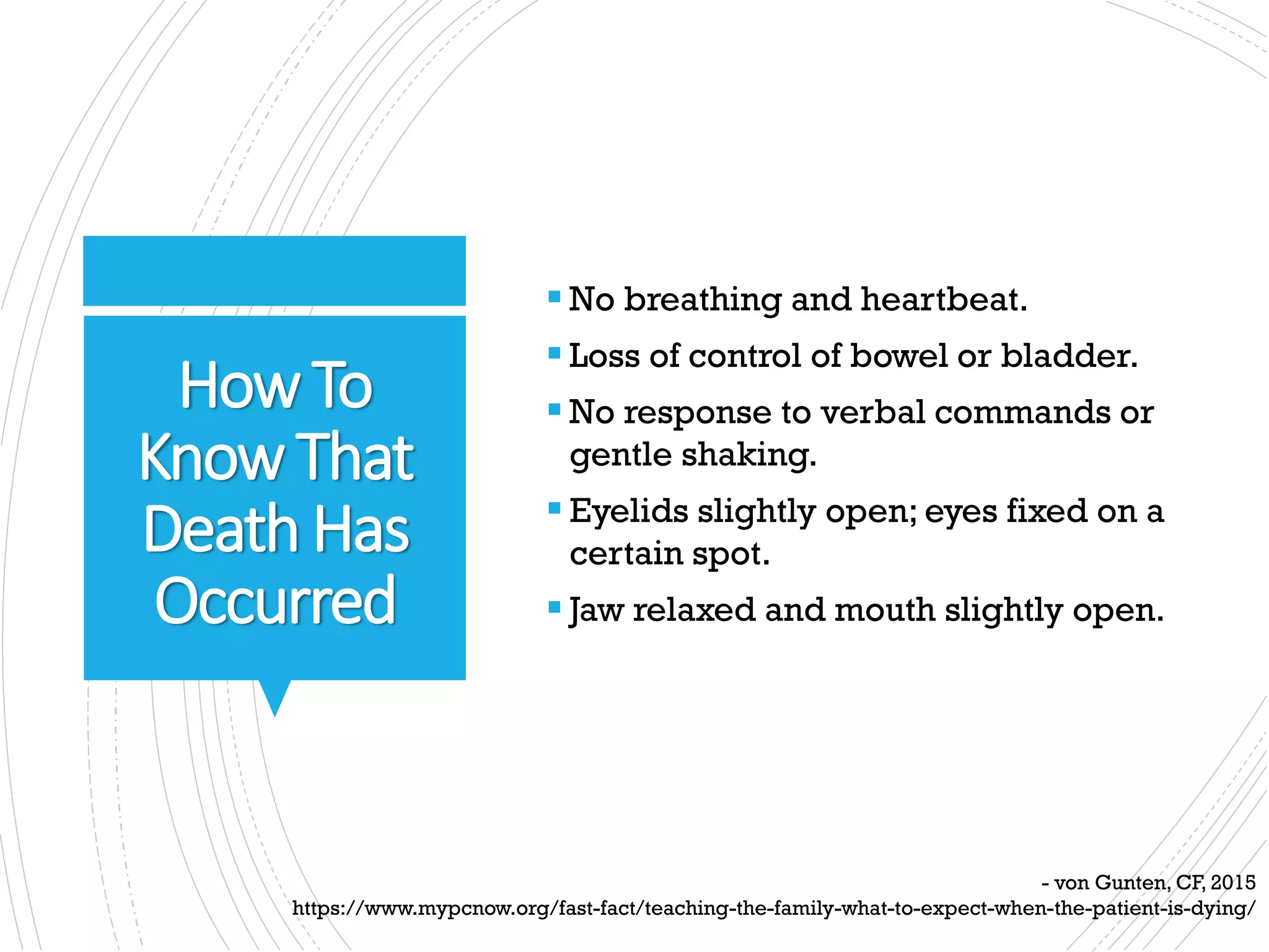 Care of persons in the critical and terminal phases of life | PDF