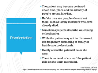 Care of persons in the critical and terminal phases of life | PDF