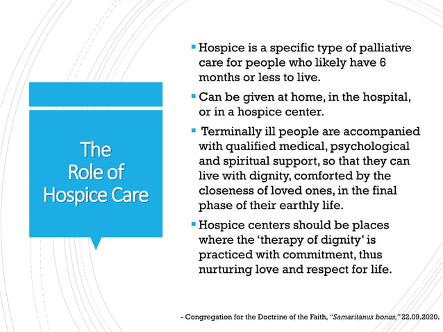 Care of persons in the critical and terminal phases of life | PDF ...