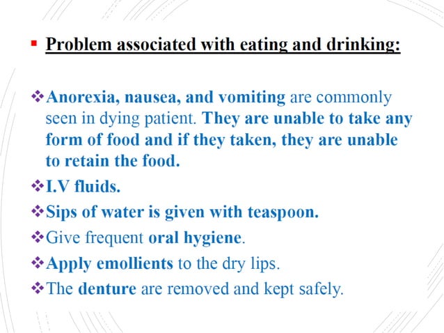 Care of persons in the critical and terminal phases of life | PDF ...