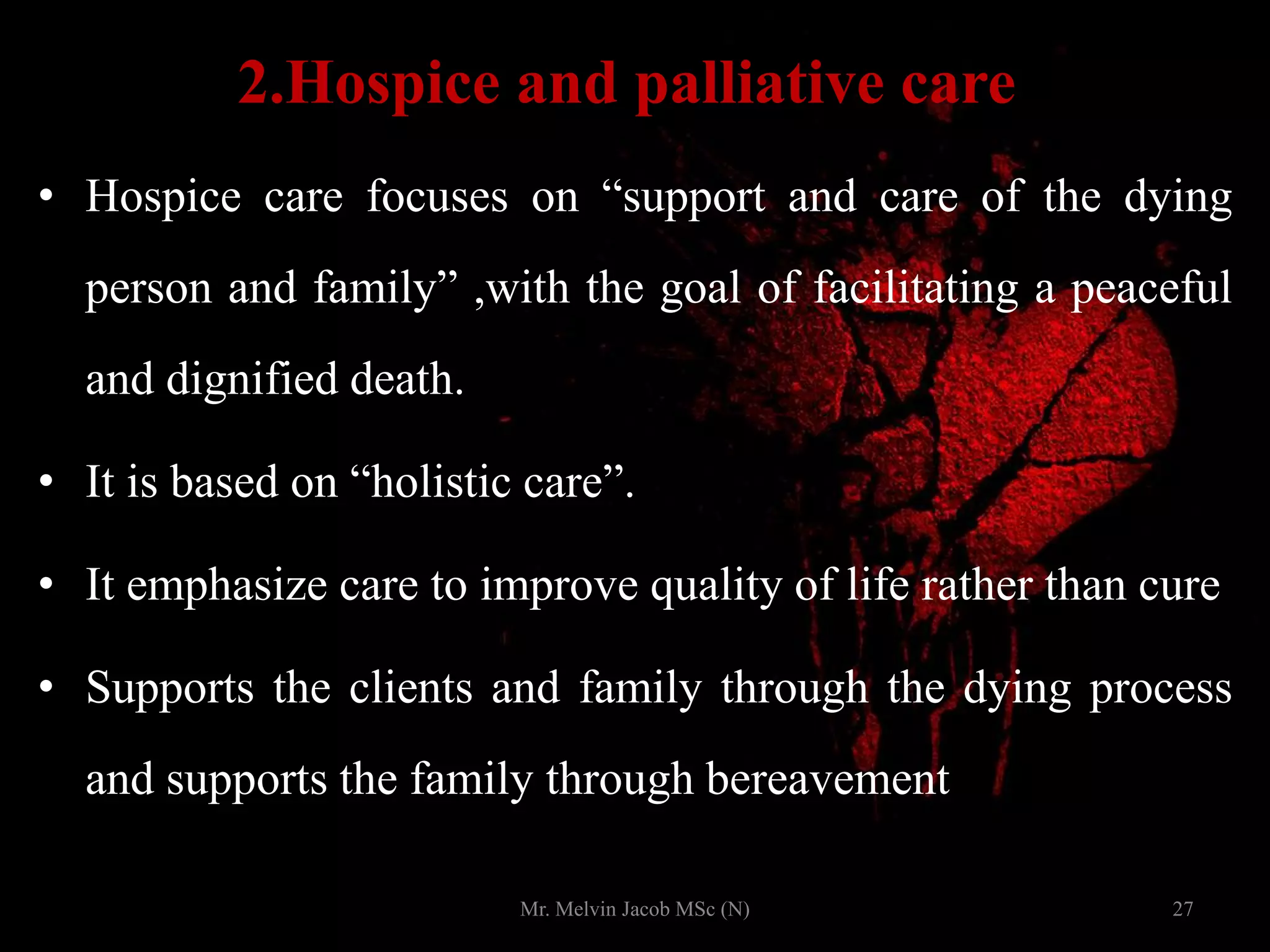 Care of terminally ill | PPTX