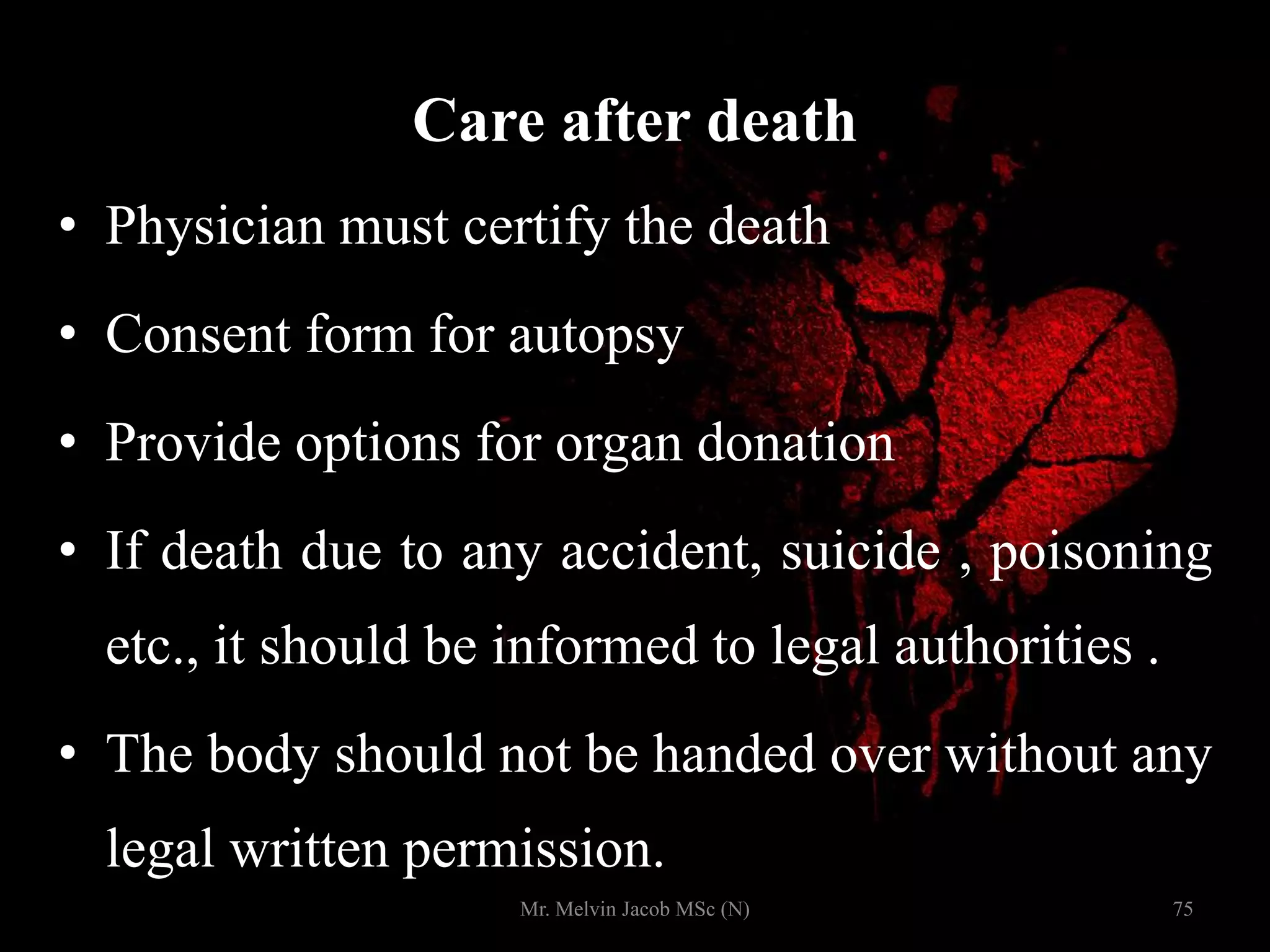 Care of terminally ill | PPTX