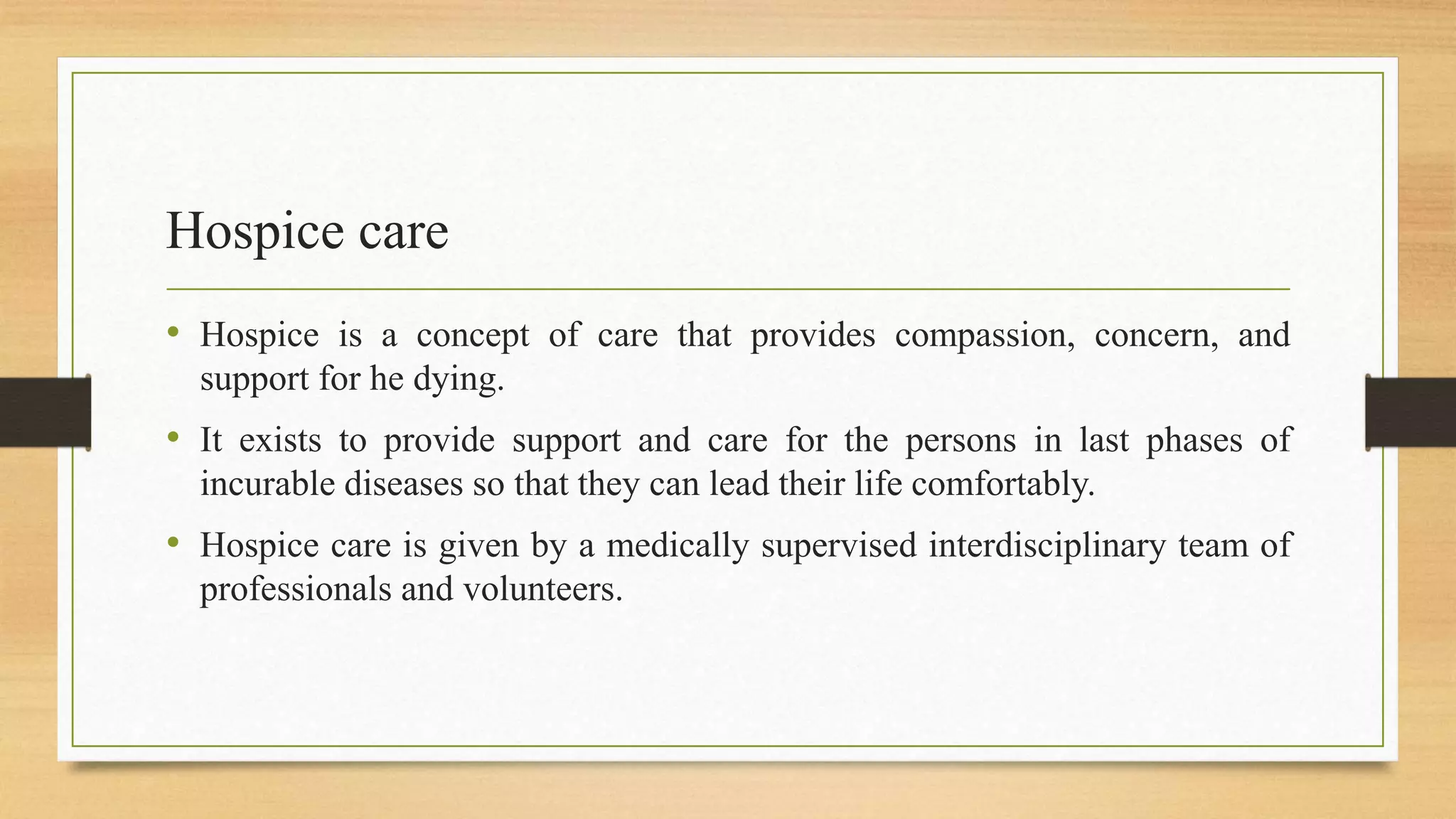 Care of terminally ill patient full chapter fundamental of nursing | PPTX